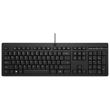 HP 125 Keyboard, Schweizer Layout, Schwarz (266C9AA#UUZ)