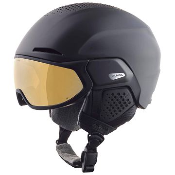 ALPINA Alto Q-Lite Skihelm, L (59 - 63 cm), Black Matt - Gold ab CHF ...