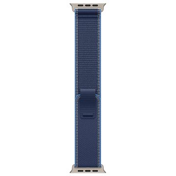 APPLE Trail Loop 49mm (Natural Titanium), Blue/Bright Blue - S/M [Late ...