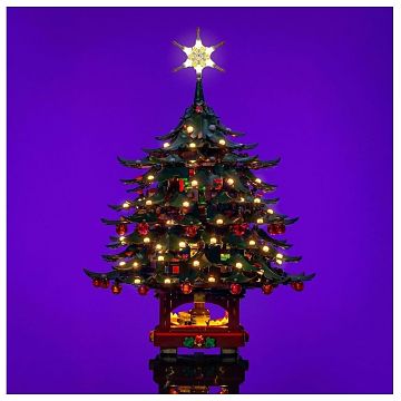 LIGHT MY BRICKS Family Christmas Tree (Warm White LEDs) LMB 2.0 Light ...